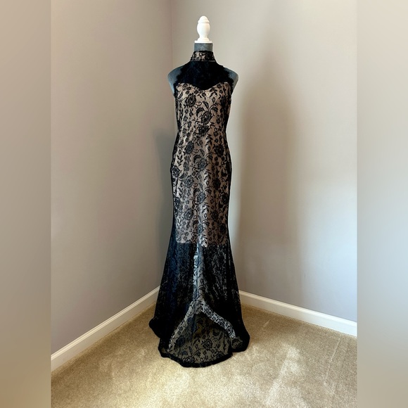 Eden | Dresses | Eden Evening Blacktan Dress With Open Back | Poshmark